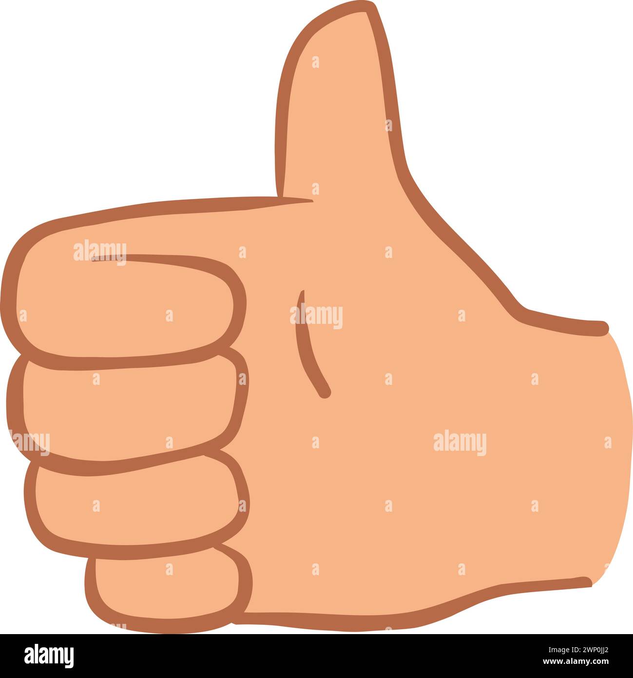 Cartoon hand. Different gesture pointing, attention, fist, thumbs up ...