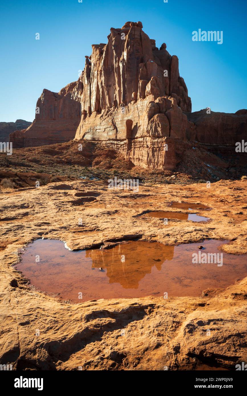 Buttes at Arches National Park, in eastern Utah, USA Stock Photo - Alamy