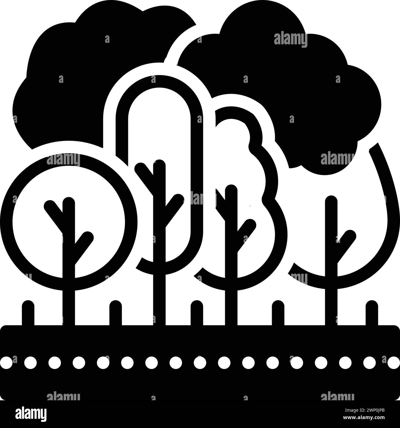 Afforestation Stock Vector Images - Alamy