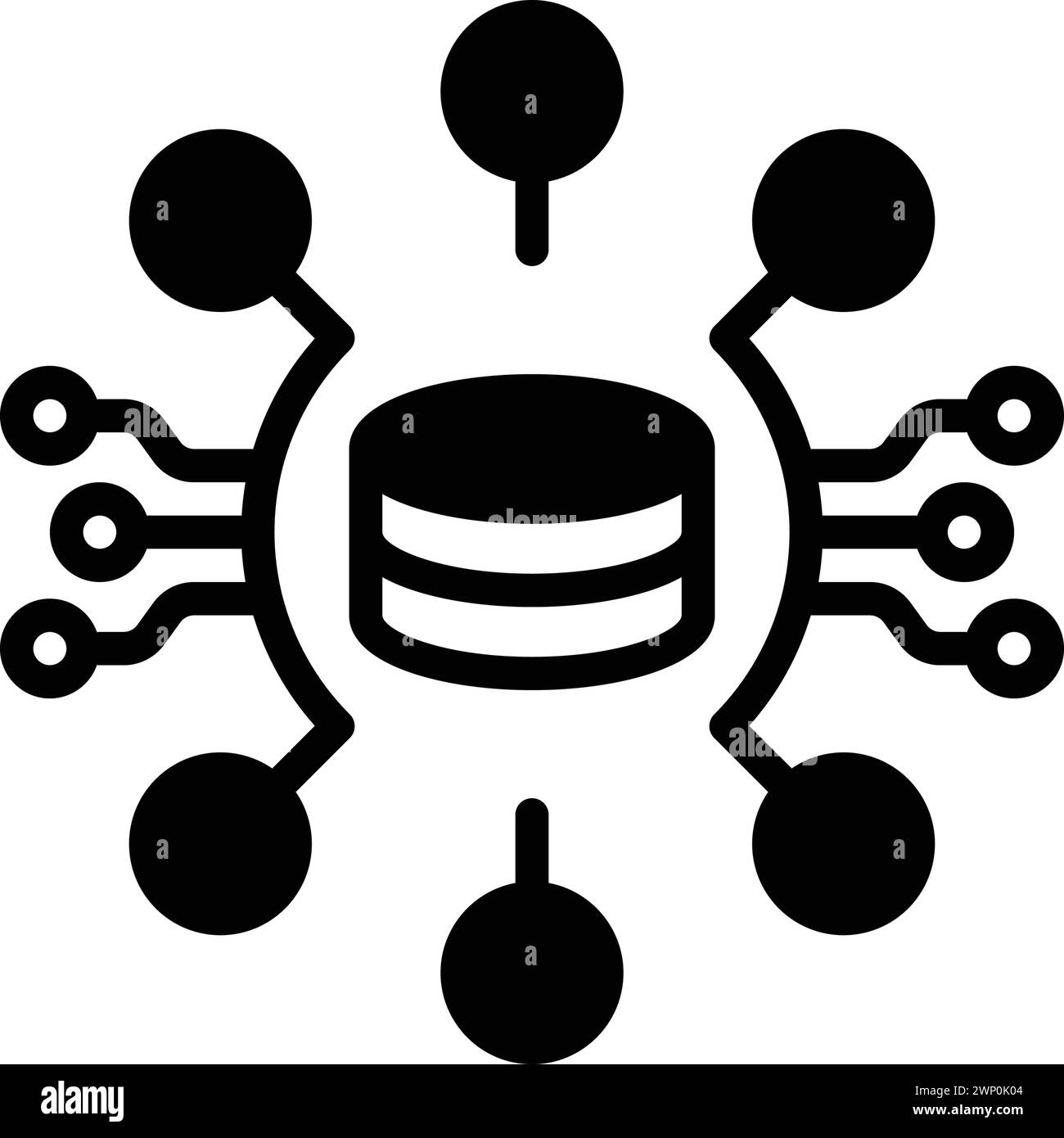 Server hub Stock Vector Images - Alamy
