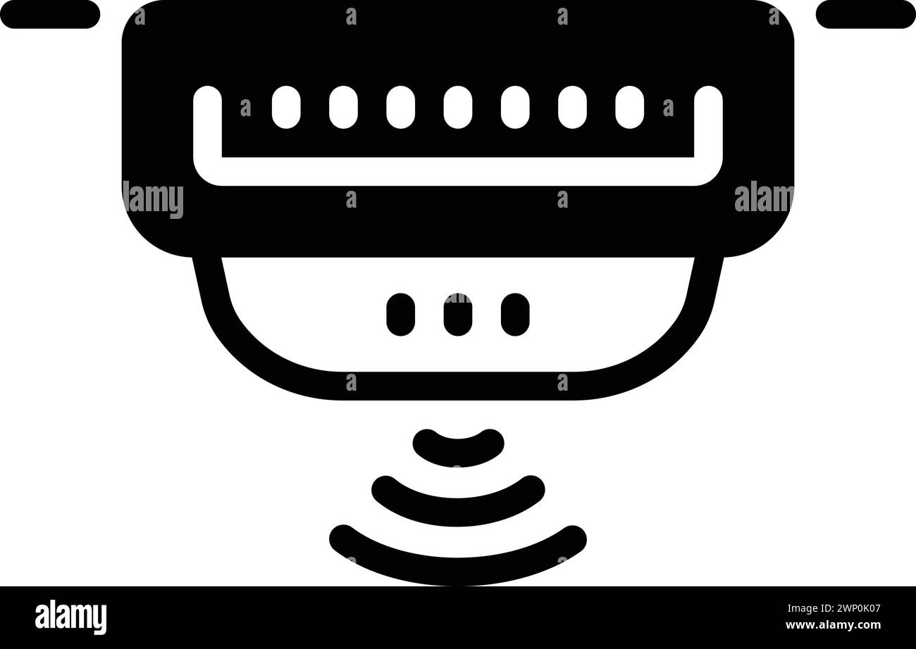 Icon for detector,smoke detector Stock Vector Image & Art - Alamy