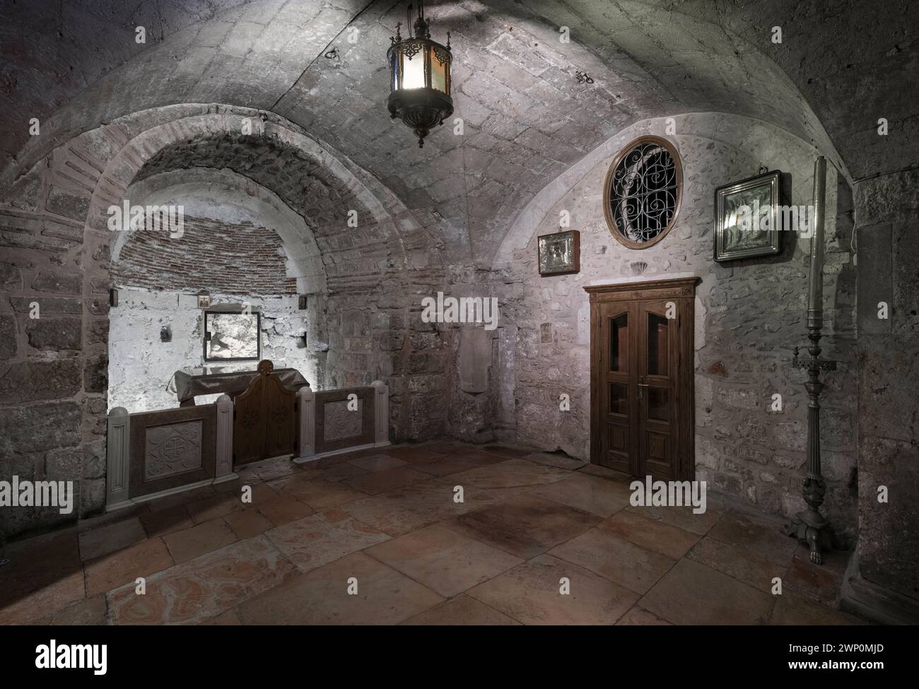 the Chapel of Adam, Church of the Holy Sepulchre, Jerusalem, Israel ...