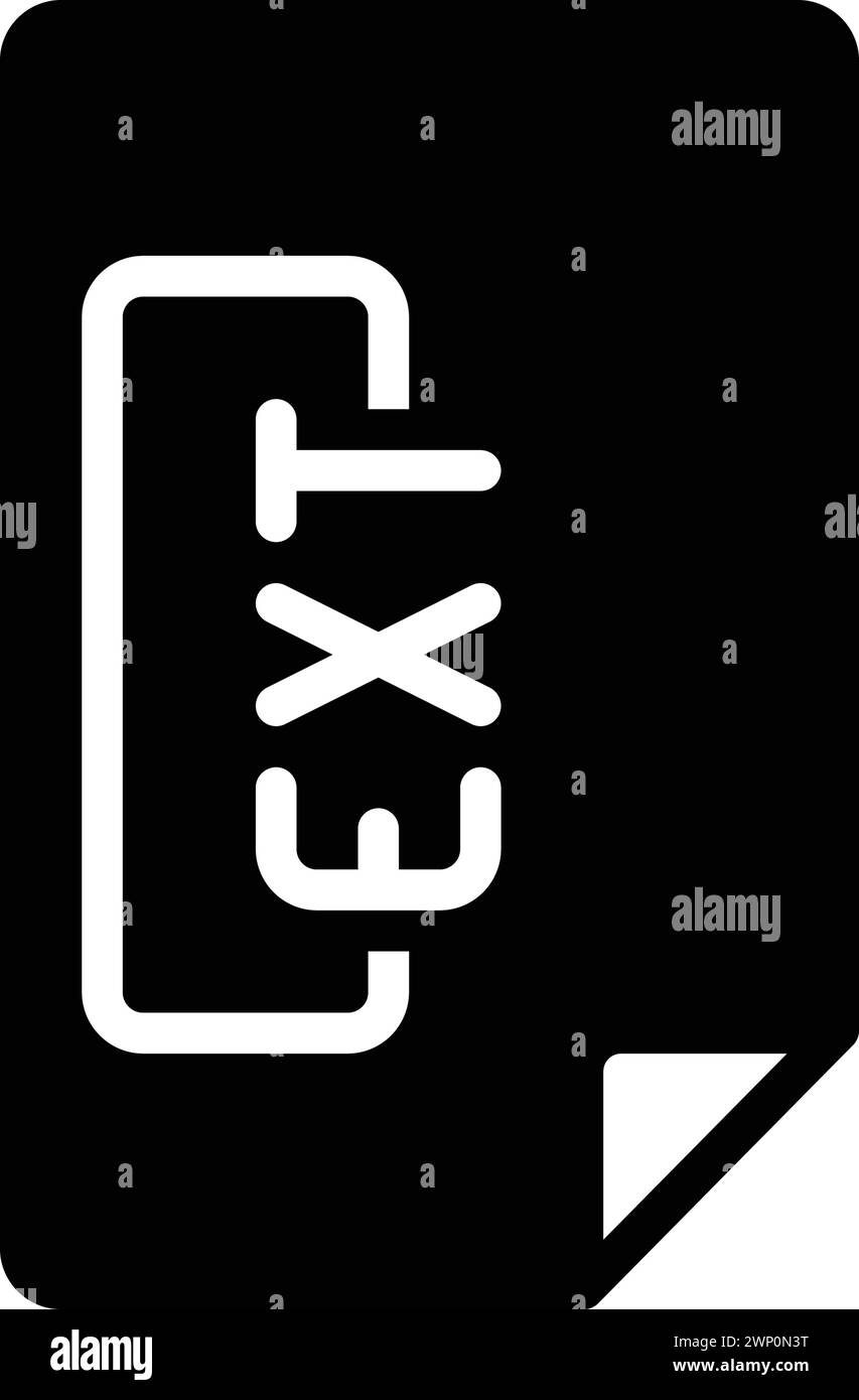 Ext logo Black and White Stock Photos & Images - Alamy