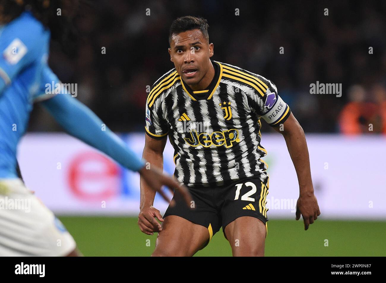 Naples, Italy. 3 Mar, 2024. Alex Sandro of Juventus during the Serie A ...