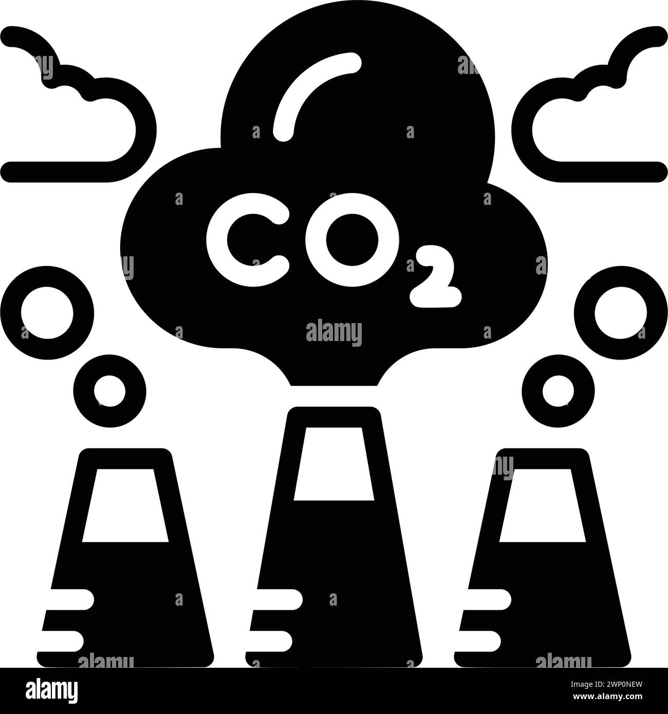 Reduce co2 emission Stock Vector Images - Alamy