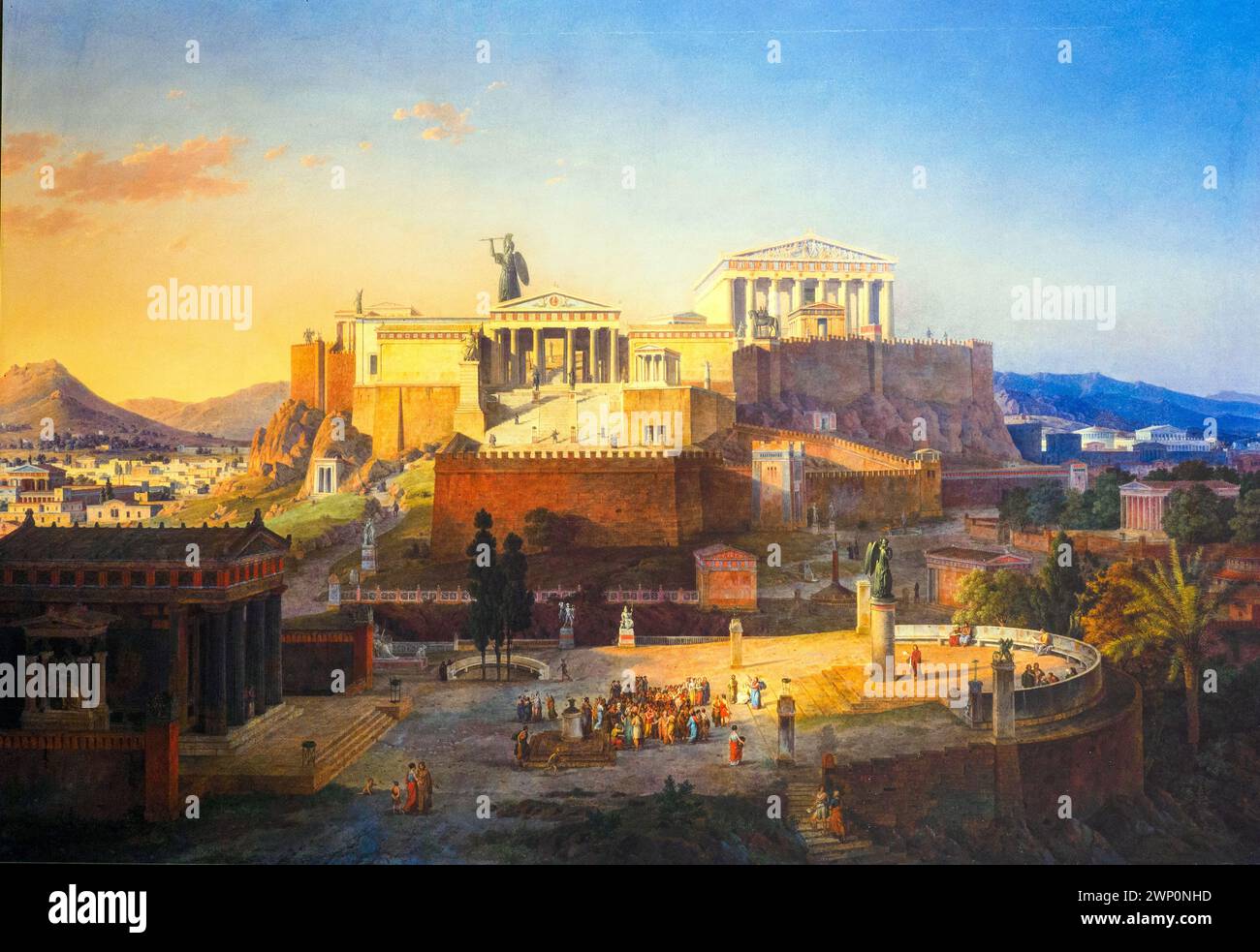 Acropolis of athens leo von klenze hi-res stock photography and images ...