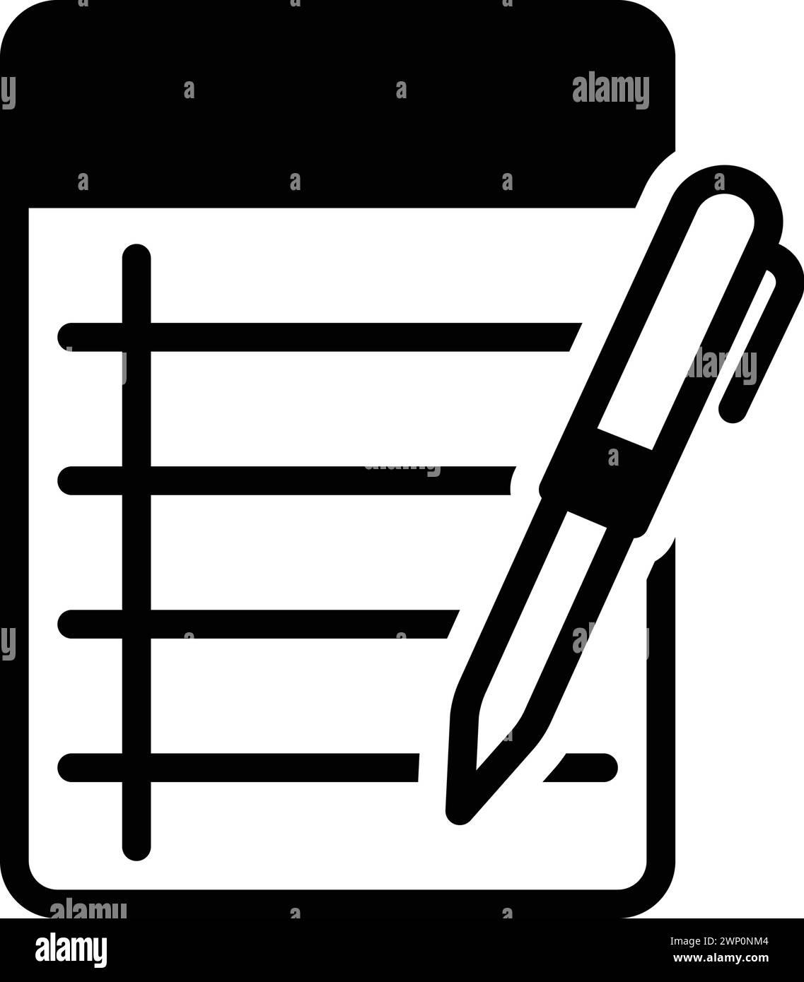 Icon for note,pen,form Stock Vector Image & Art - Alamy