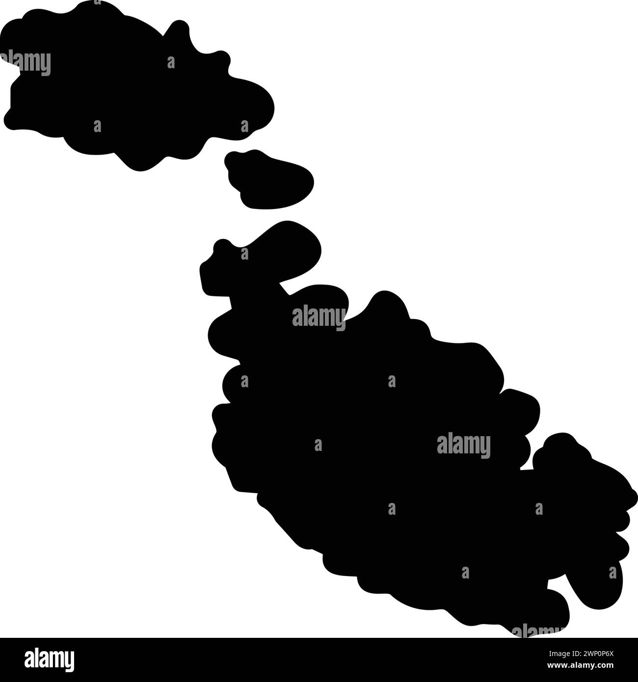 Malta map Stock Vector Images - Alamy