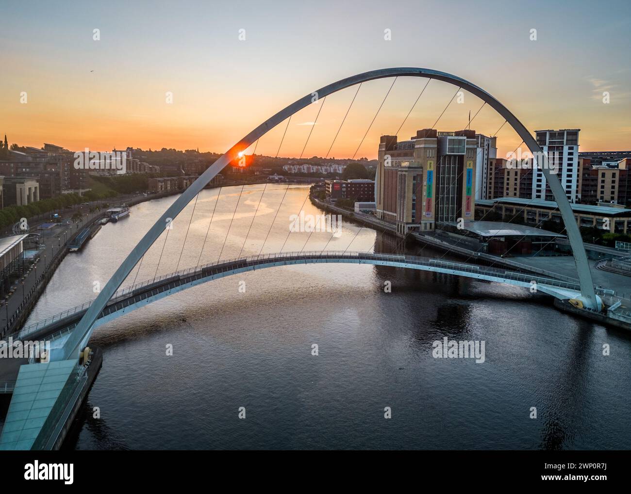 Aerial view of newcastle upon tyne hi-res stock photography and images ...