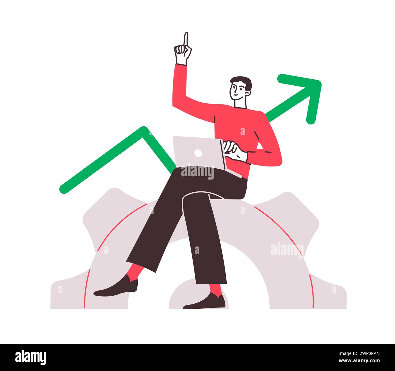 Productivity job performance business growth progress and development ...