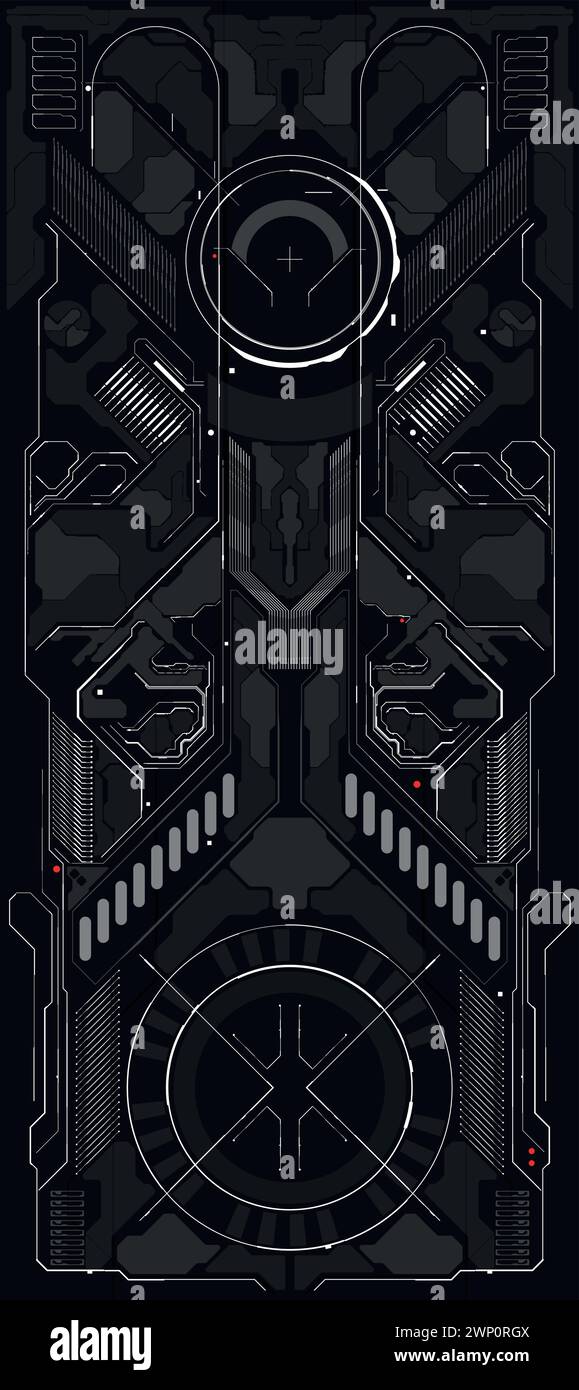 Sci-Fi Futuristic Glowing HUD Display. Vitrual Reality Stock Vector ... Sci-Fi Futuristic Glowing HUD Display. Vitrual Reality Stock Vector ...