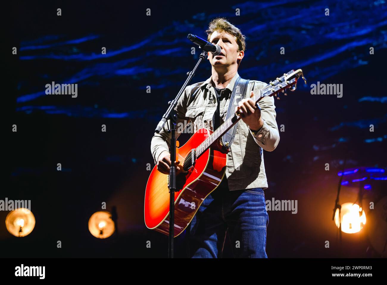 Milan, Italy. 02nd Mar, 2024. James Blunt is performing live during the ...