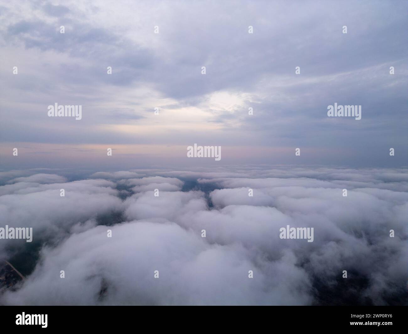 Aerial View of Clouds From Airplane Stock Photo - Alamy