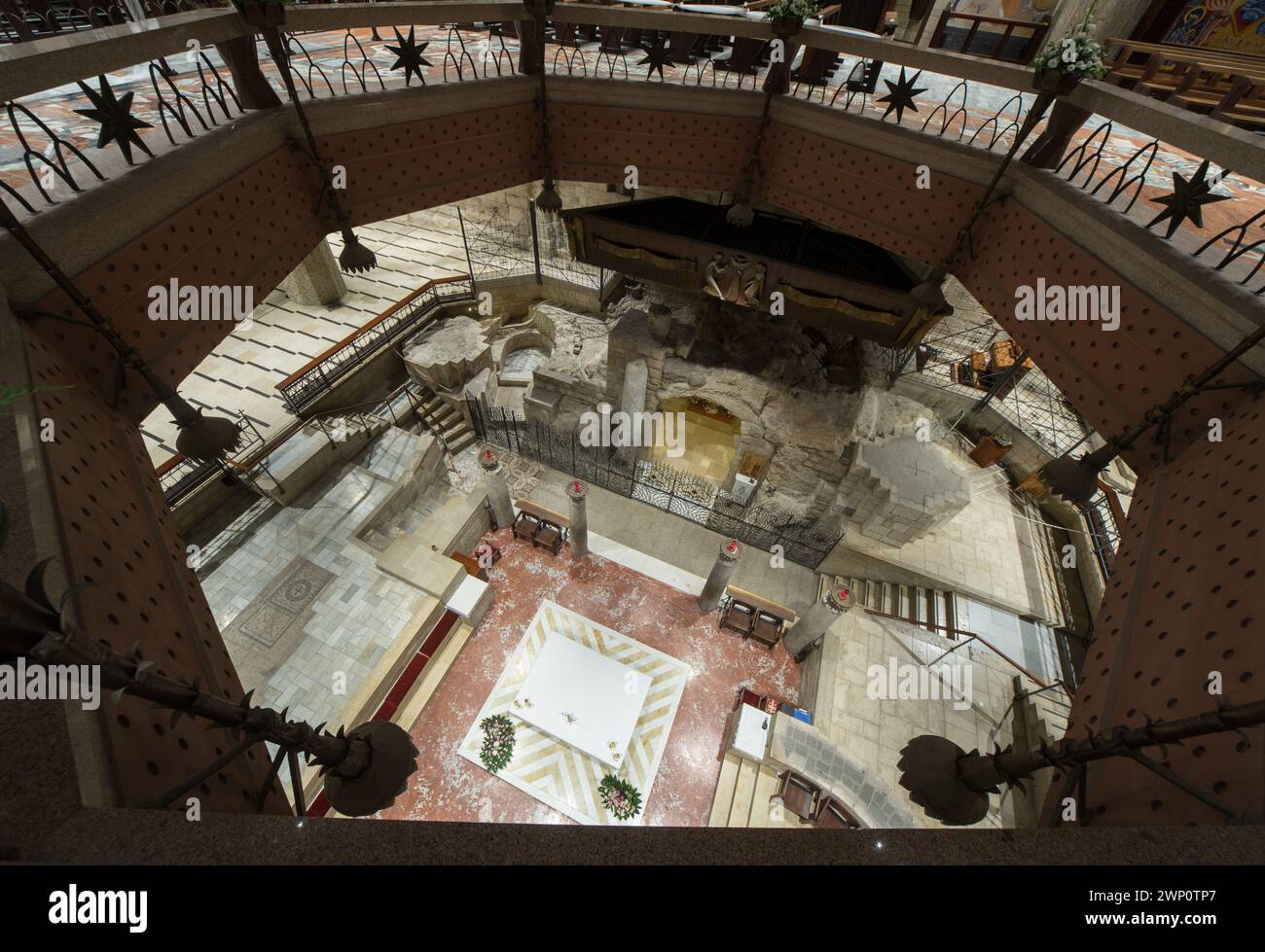 Basilica of the Annunciation, Nazareth, Israel Stock Photo - Alamy