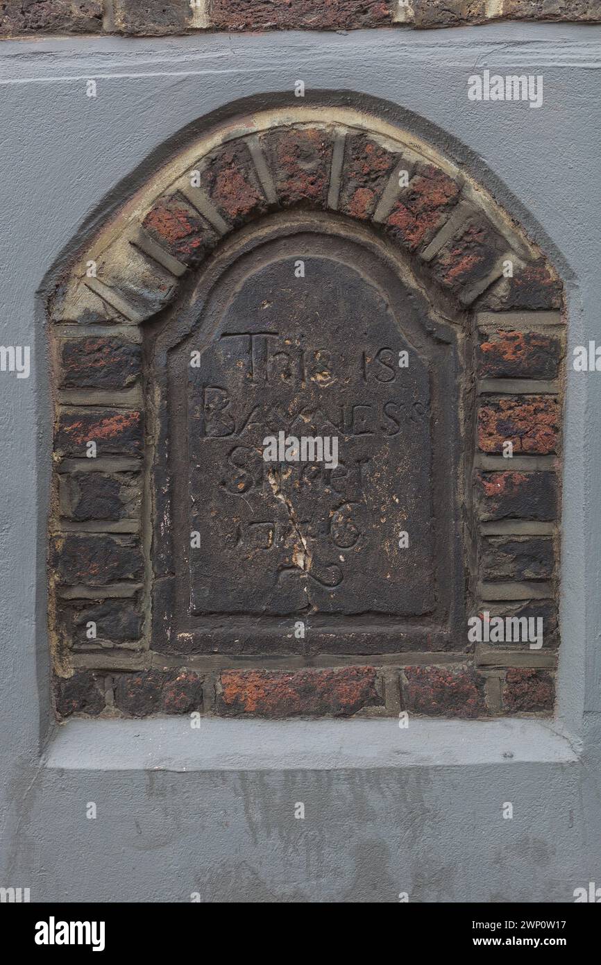 Whitechapel Bell Foundry Street Sign Stock Photo - Alamy