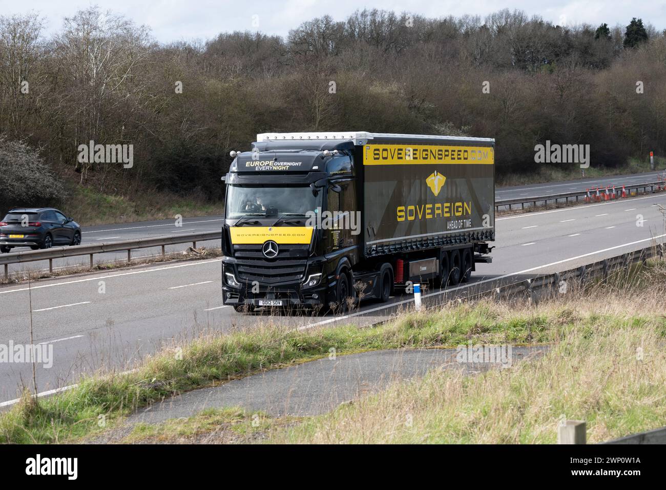 Lorry motorway speed hi-res stock photography and images - Alamy