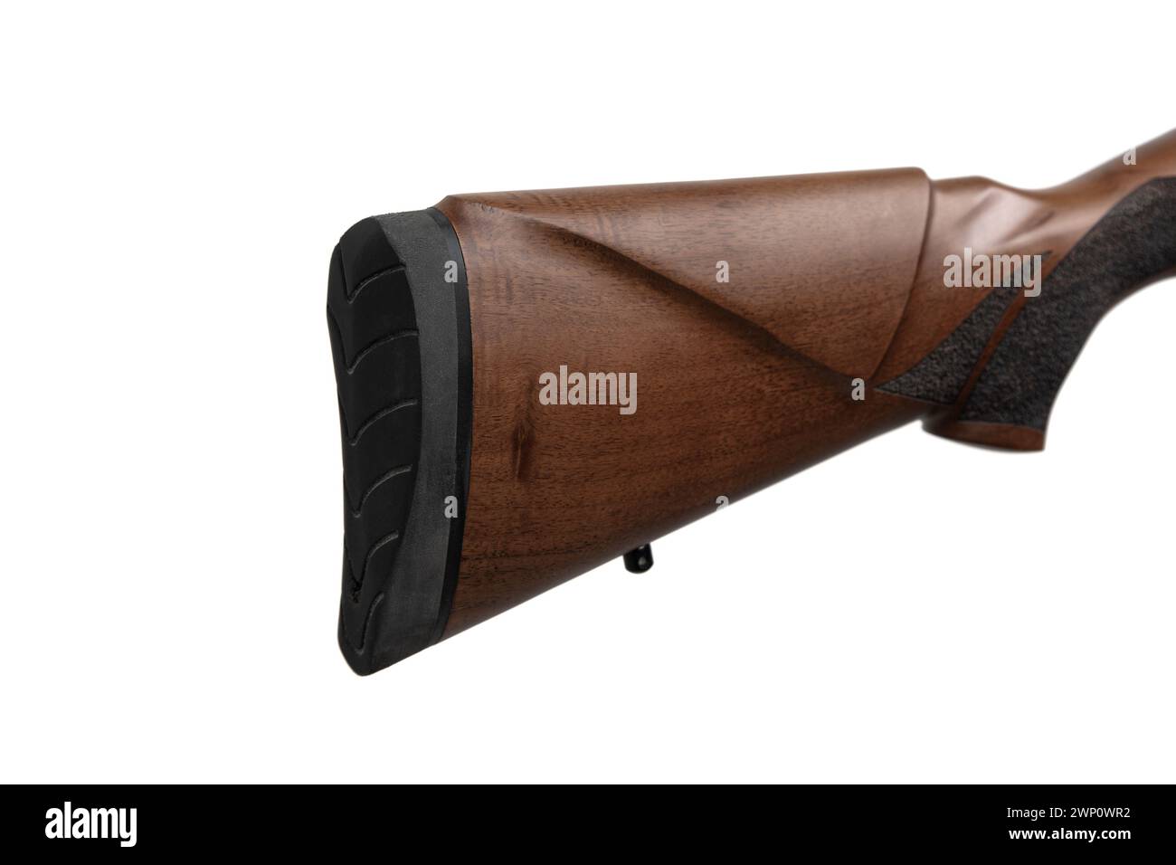 Semi-automatic rifled carbine. Hunting rifle with a wooden butt ...