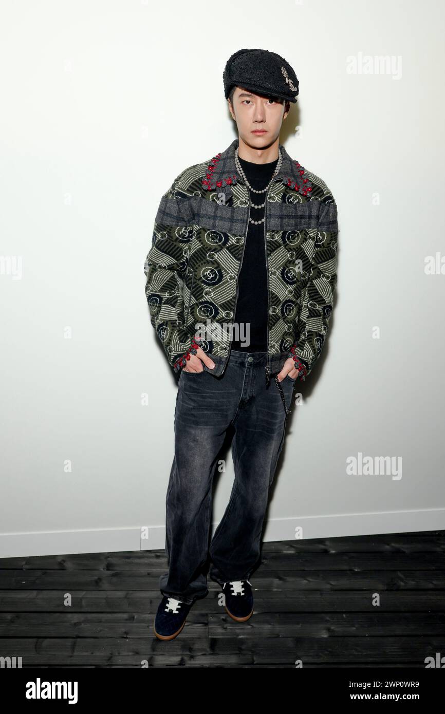 Wang Yibo attends the Chanel Fall/Winter 2024-2025 ready-to-wear ...
