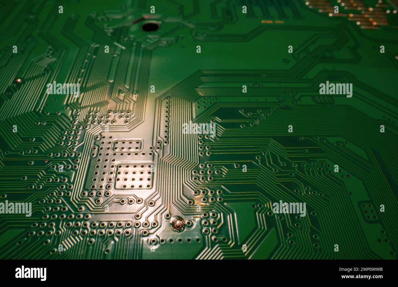 Electronic circuit board technology background. Electronic plate ...