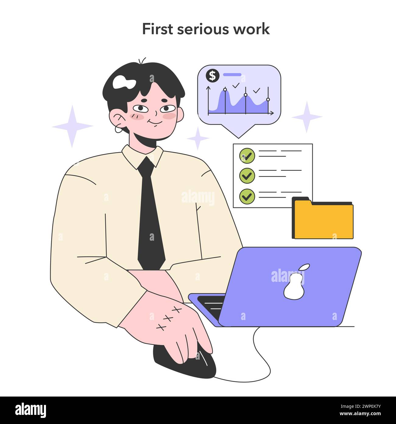 First year male Cut Out Stock Images & Pictures - Alamy