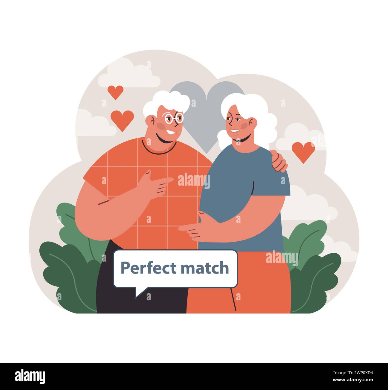 Love later life Cut Out Stock Images & Pictures - Alamy