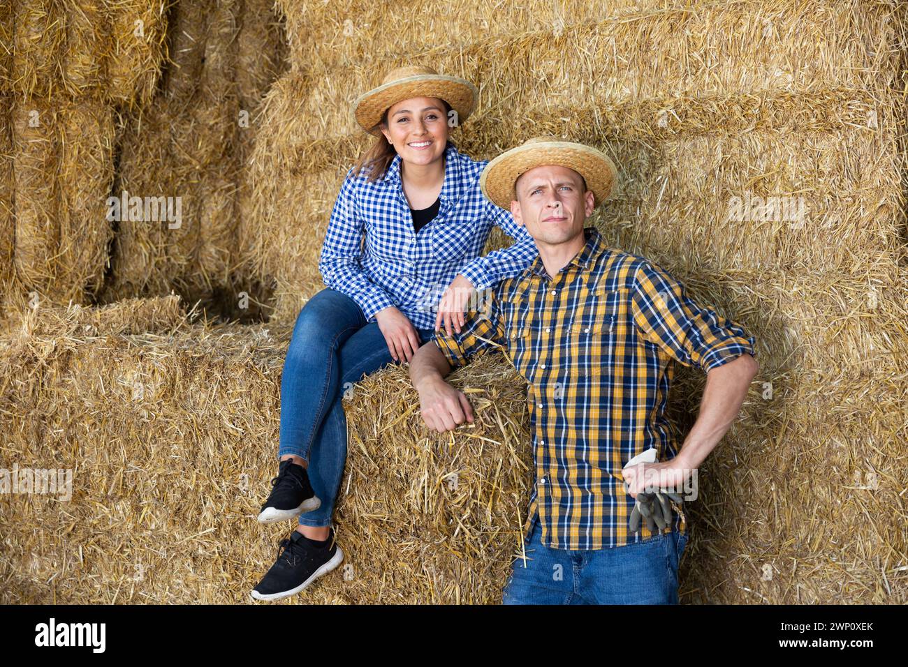 Canadian farmer workers hi-res stock photography and images - Alamy