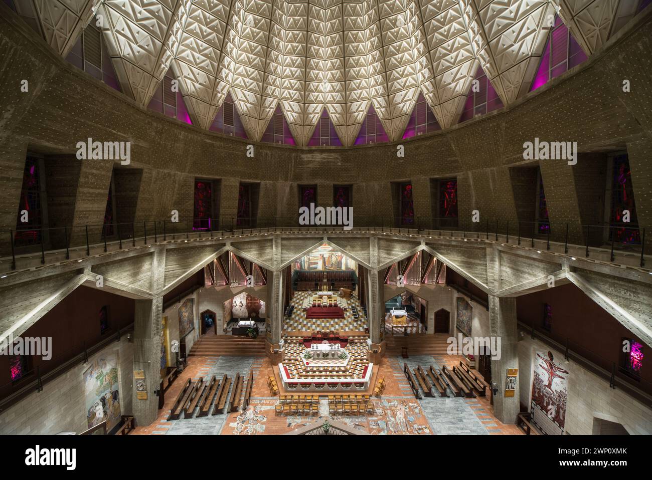 Basilica of the Annunciation, Nazareth, Israel Stock Photo - Alamy