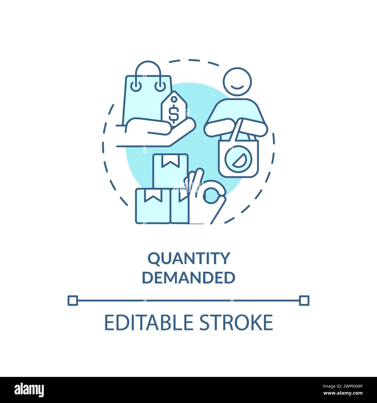 Quantity demanded Stock Vector Images - Alamy