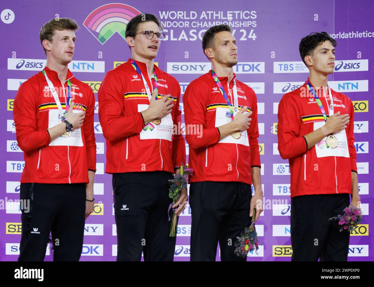 Glasgow, UK. 03rd Mar, 2024. Belgian Alexander Doom, Belgian Christian ...