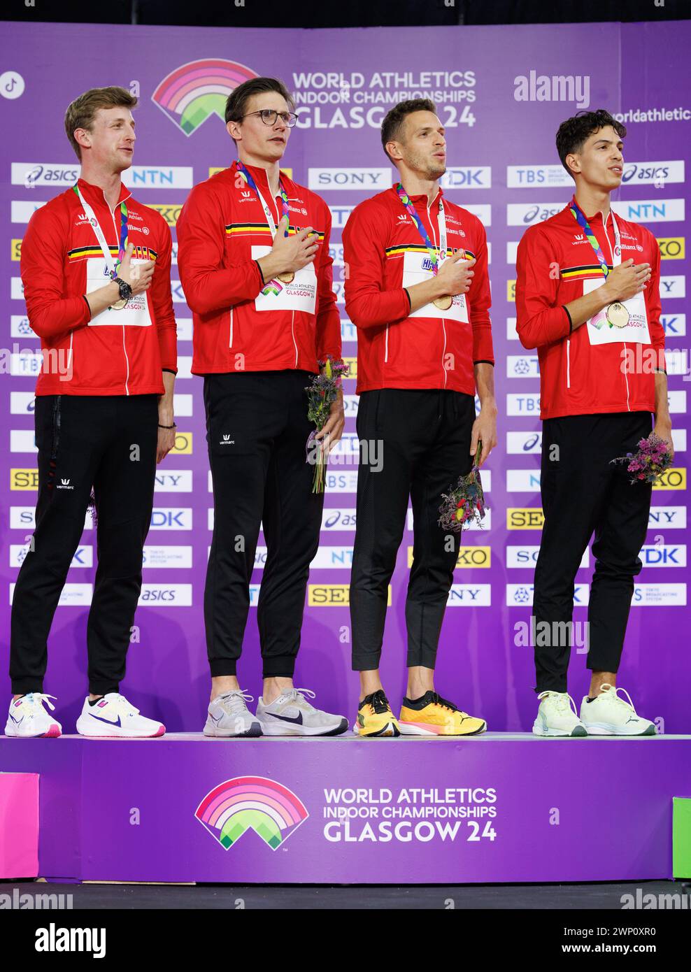 Glasgow, UK. 03rd Mar, 2024. Belgian Alexander Doom, Belgian Christian ...