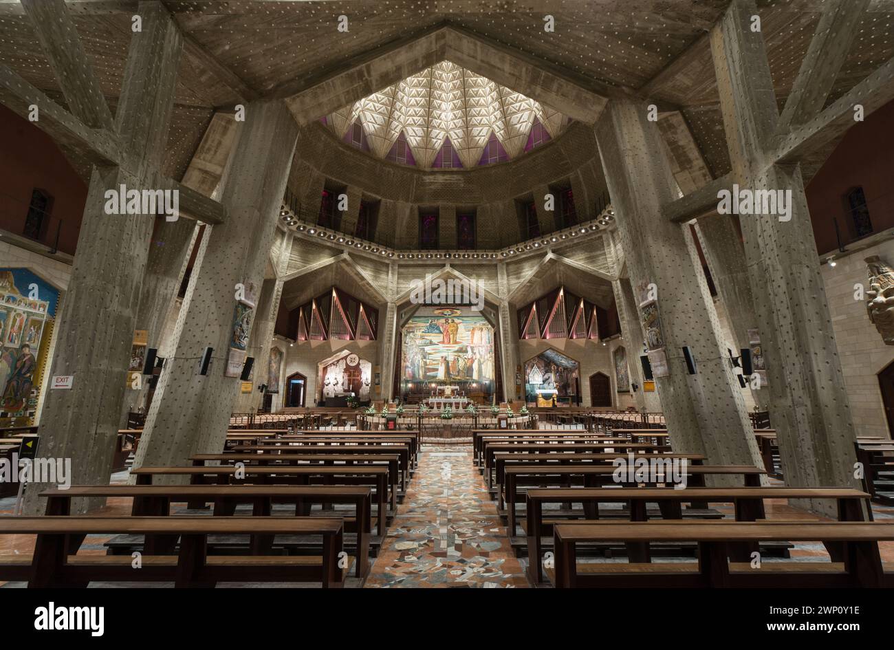 Basilica of the Annunciation, Nazareth, Israel Stock Photo - Alamy
