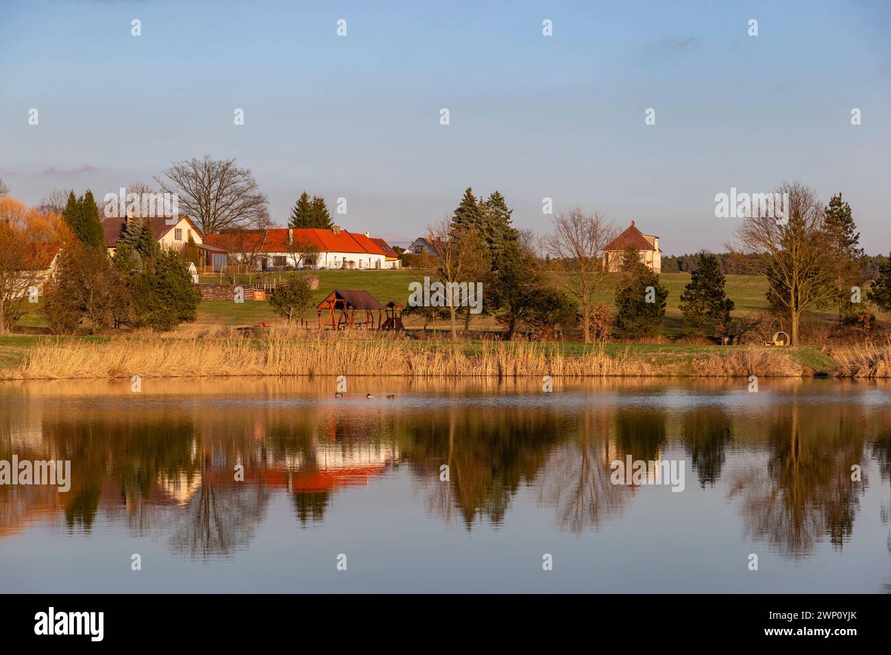 Village at a lake hi-res stock photography and images - Alamy