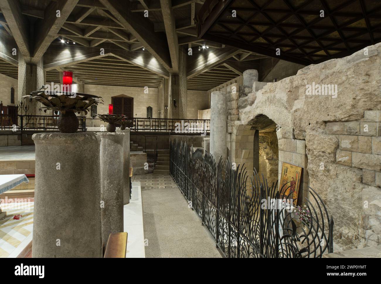 Basilica of the annunciation nazareth hi-res stock photography and images - Alamy