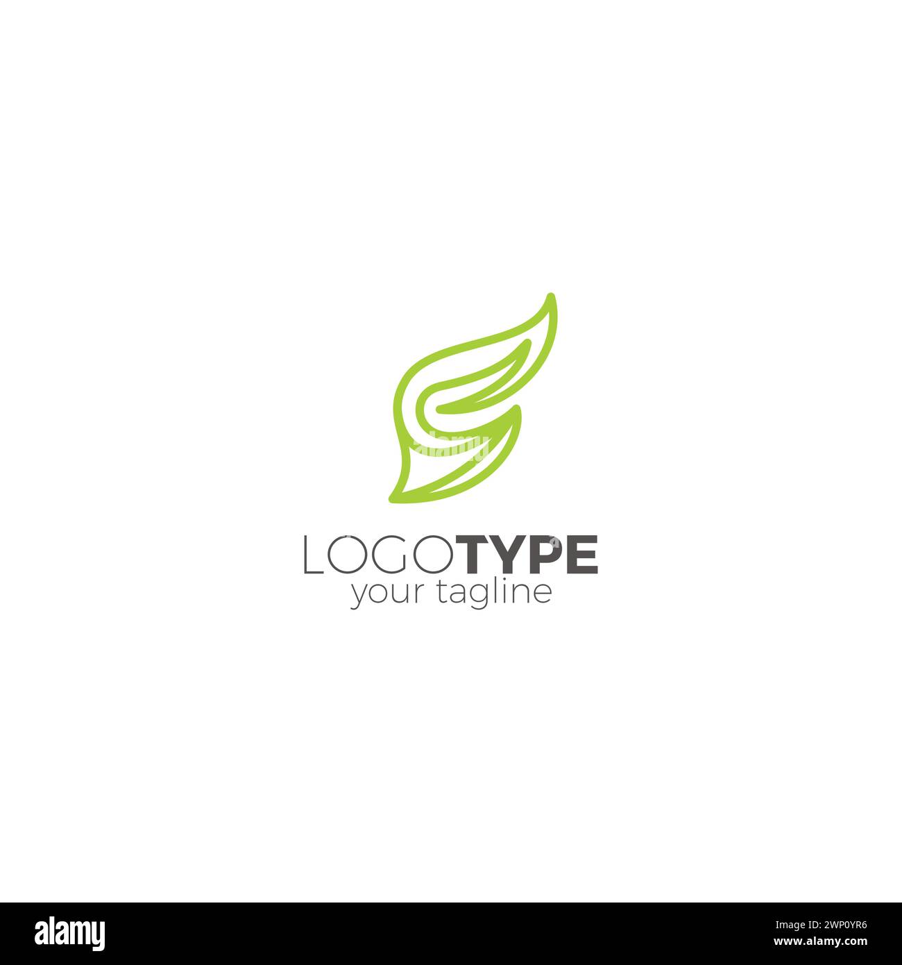 G Leaf Logo Simple Design. Letter G Icon Stock Vector Image & Art - Alamy