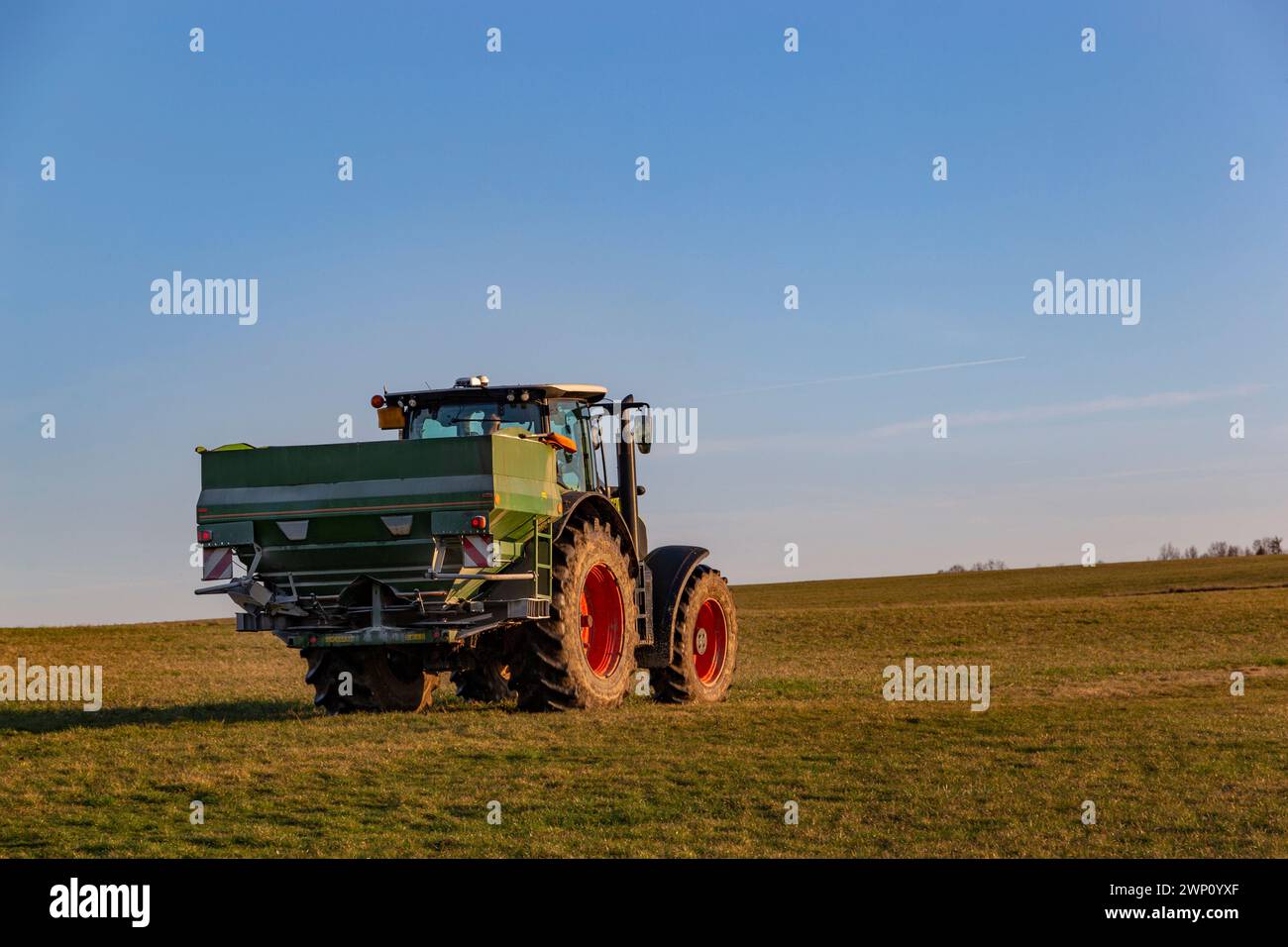 Tractor on field beautiful hi-res stock photography and images - Alamy