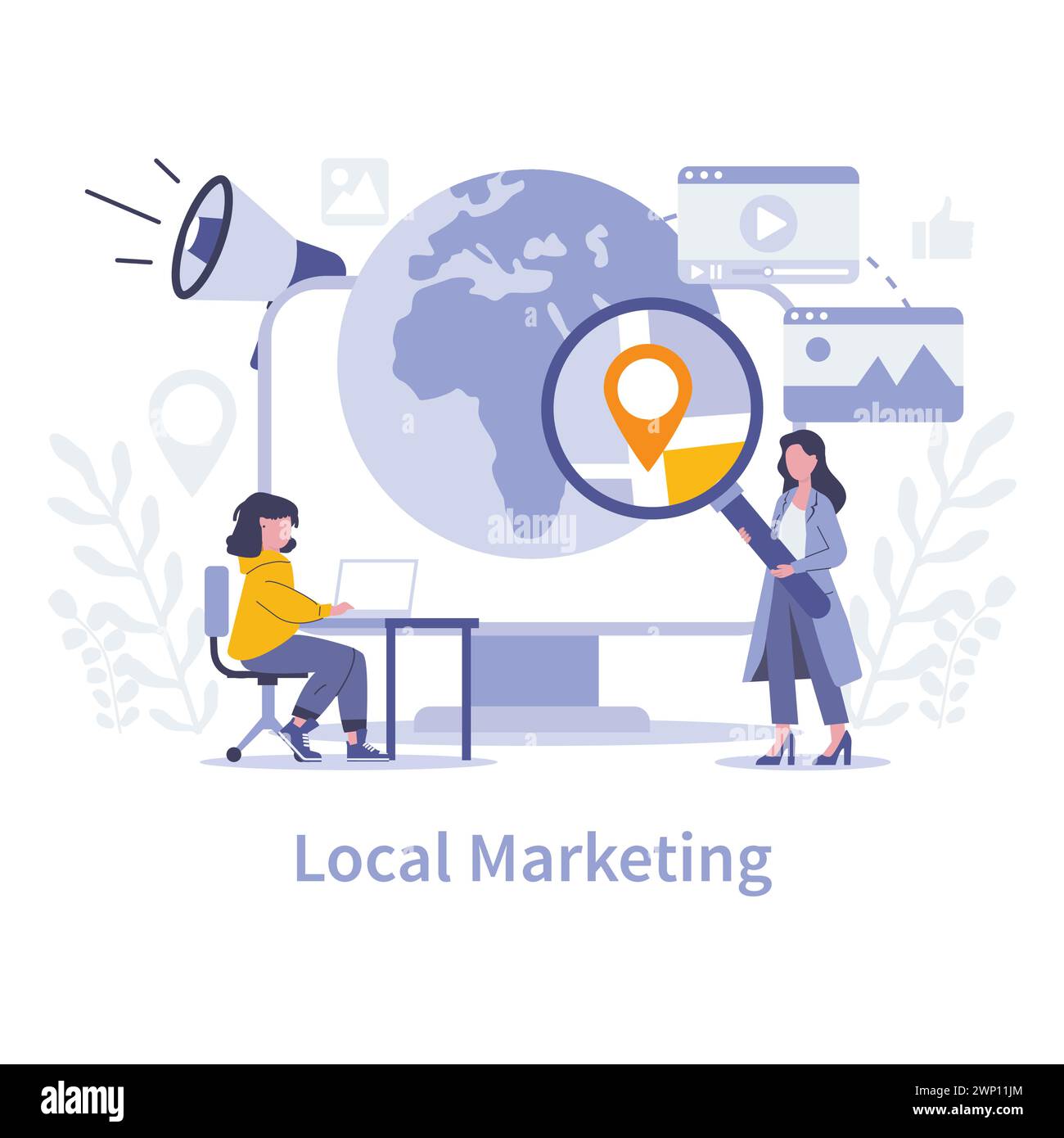 Strategic approaches in marketing concept. Local Marketing. Spotlight ...