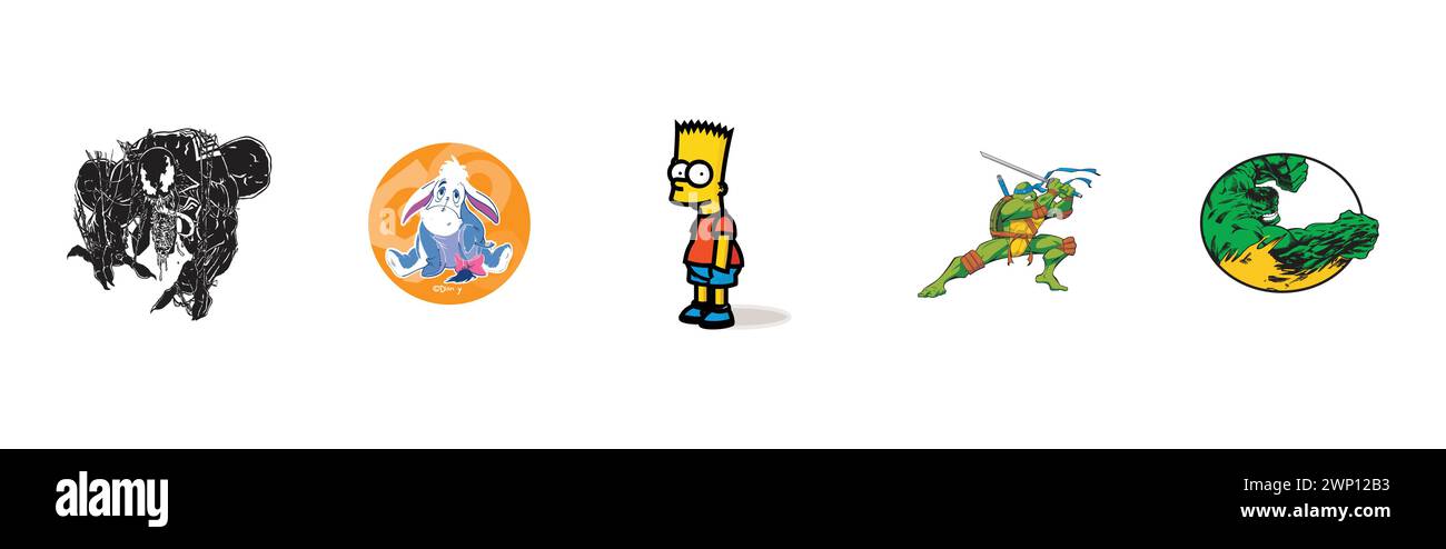 Teenage mutant ninja turtles Stock Vector Images - Alamy