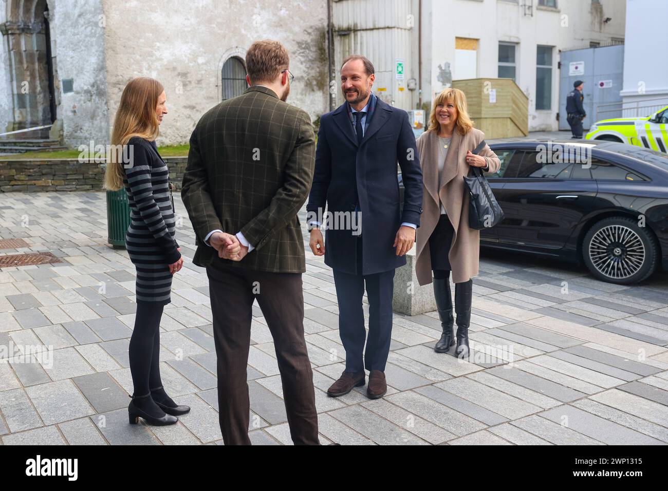 Bergen 20240305Norwegian Crown Prince Haakon arrives in Bergen Public ...