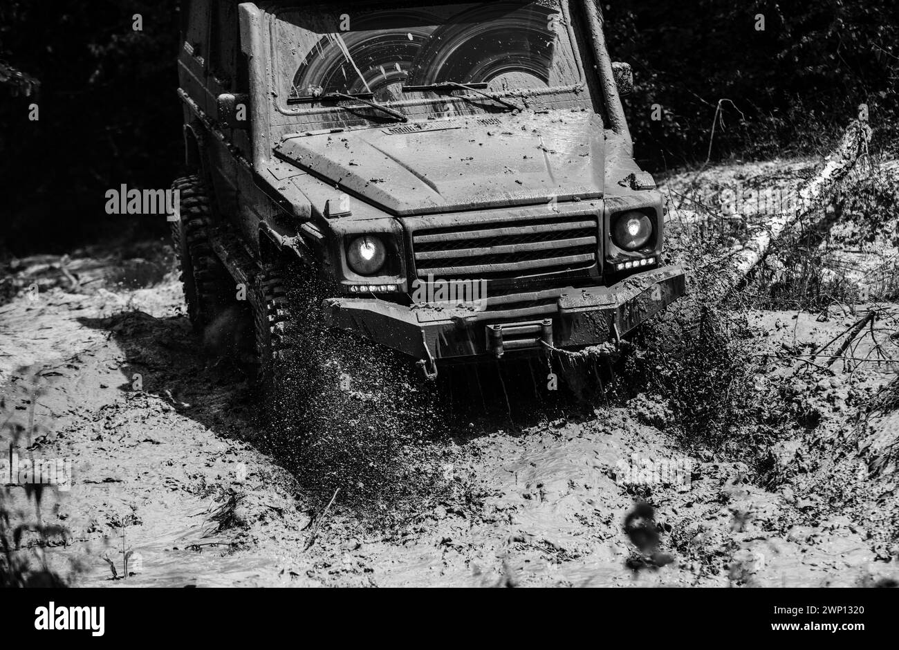 Mud and water splash in off-road racing. Best Off Road Vehicles. Travel ...