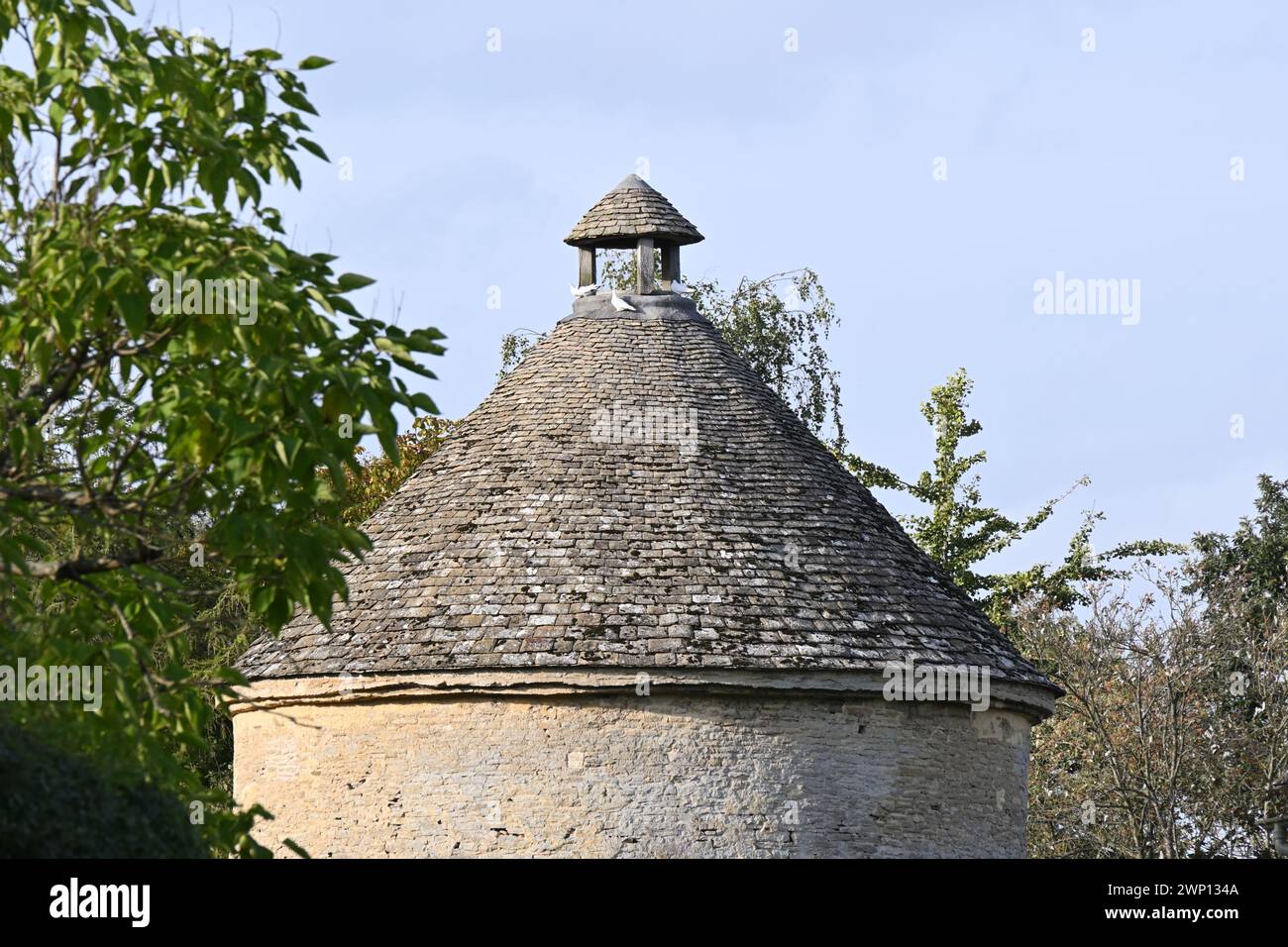 Dovecote of 15th century Oxfordshire manor house Minster Lovell Hall UK ...