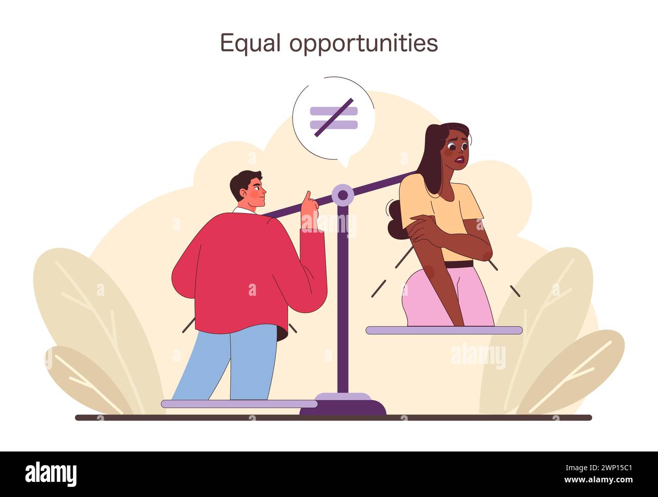 Fight for fair pay Stock Vector Images - Alamy