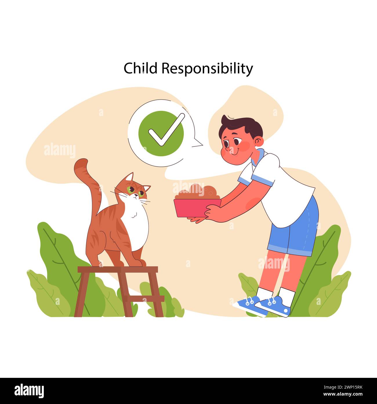 Responsible animal ownership Stock Vector Images - Alamy