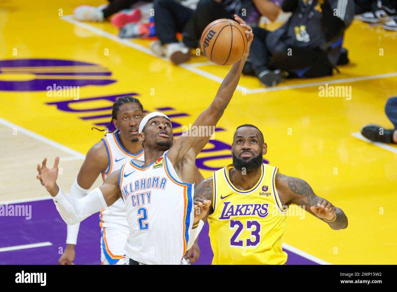 Los Angeles, United States. 04th Mar, 2024. Oklahoma City Thunder's ...