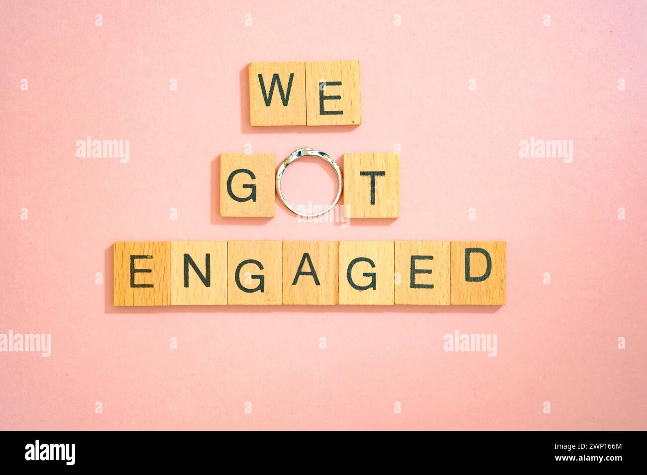 she said yes proposal Stock Photo - Alamy