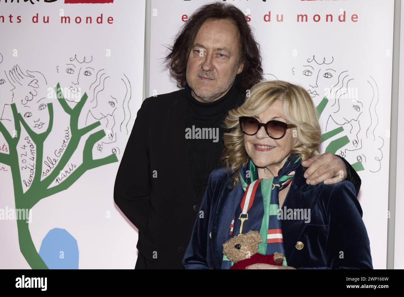 Paris, France. 4th March, 2024. Jean-Christophe Molinier and Nicoletta ...