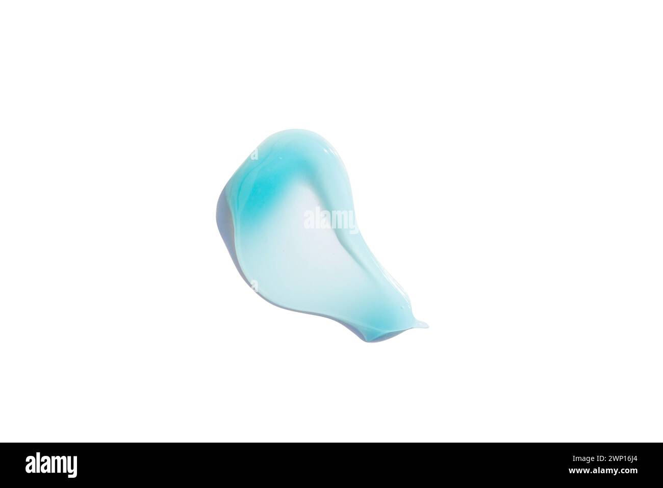 Translucent drop of liquid blue Hydration cream with hyaluron for ...