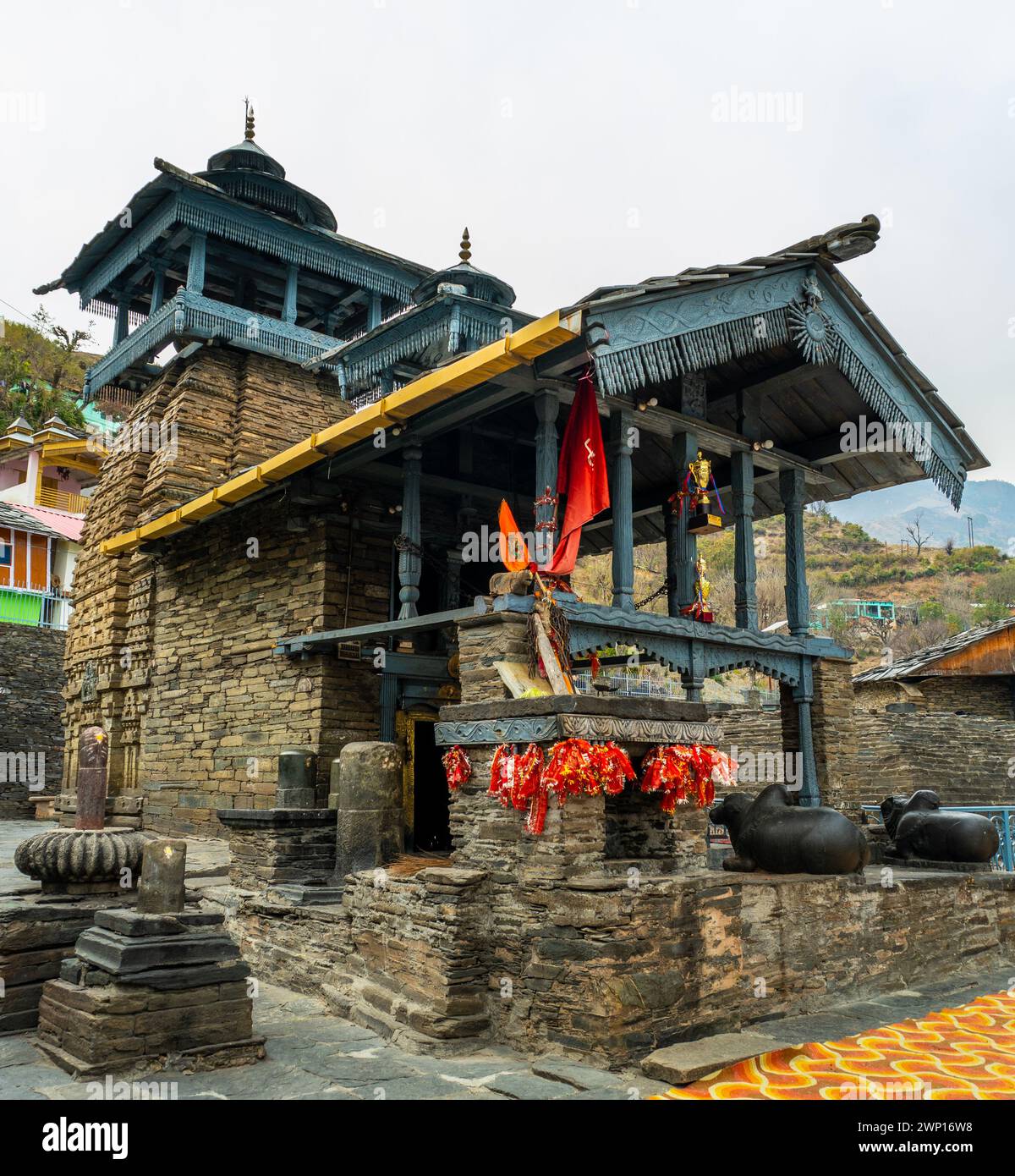 Feb.18th 2024, Uttarakhand India. Ancient Lakhamandal Shiva Temple ...