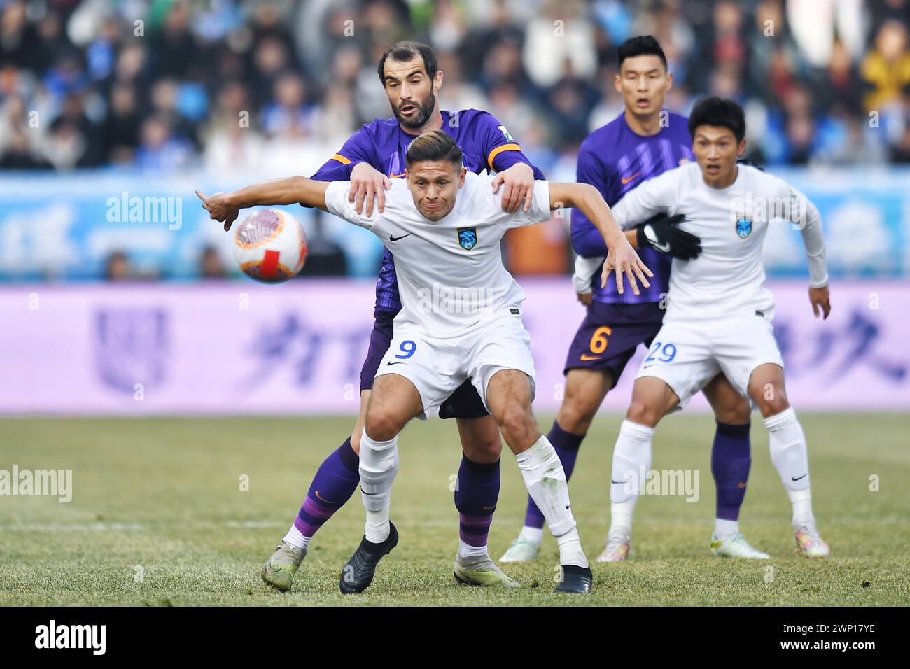 Tianjin Jinmen Tiger Football Club 1-1 draw Nantong Zhiyun Football ...