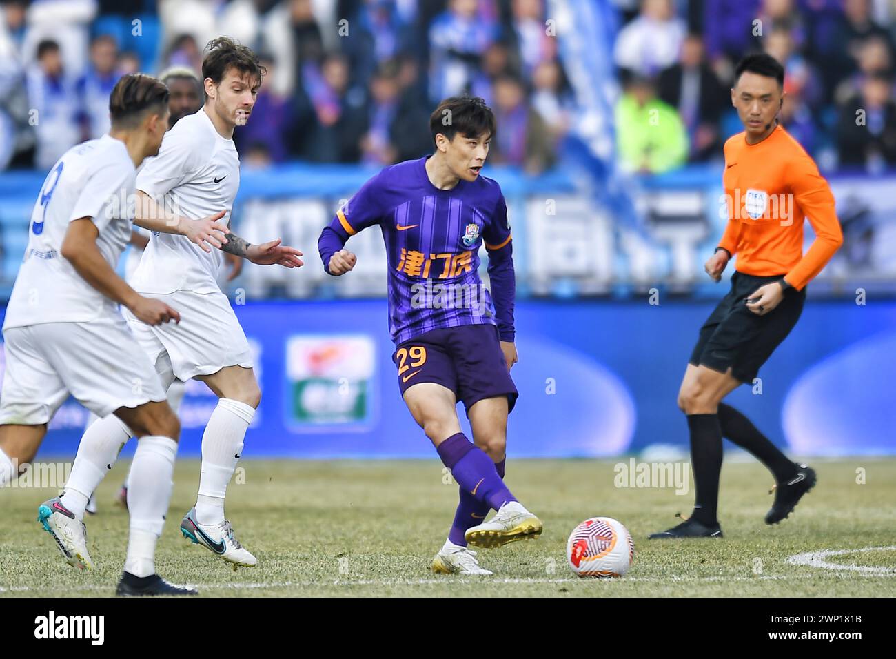 Tianjin Jinmen Tiger Football Club 1-1 draw Nantong Zhiyun Football ...