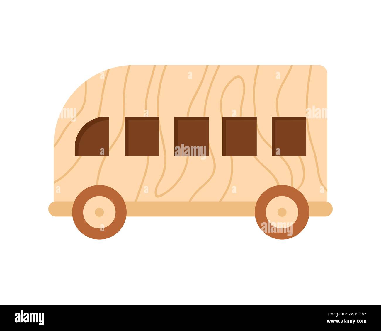 Wooden bus toy. Toddler entertainment games, childhood toys cartoon ...